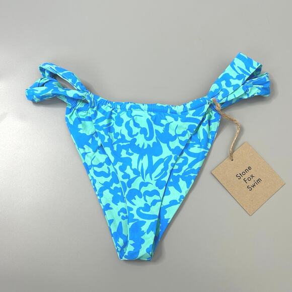 Stone Fox Swim | Swim | Stone Fox Swim Bijou Bikini Bottom In Blue ...